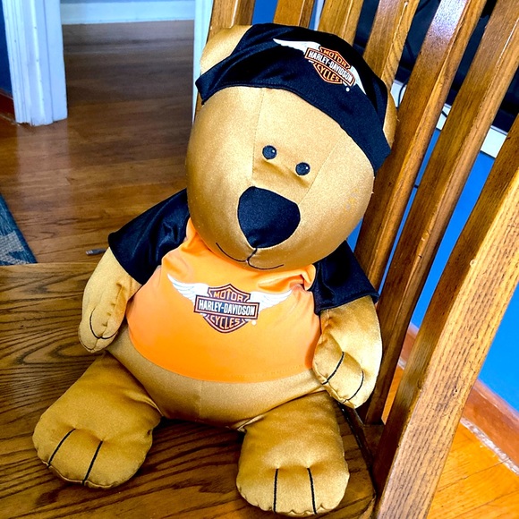 Harley-Davidson | Other | Harleydavidson 205 Huggable Plush Biker Bear ...